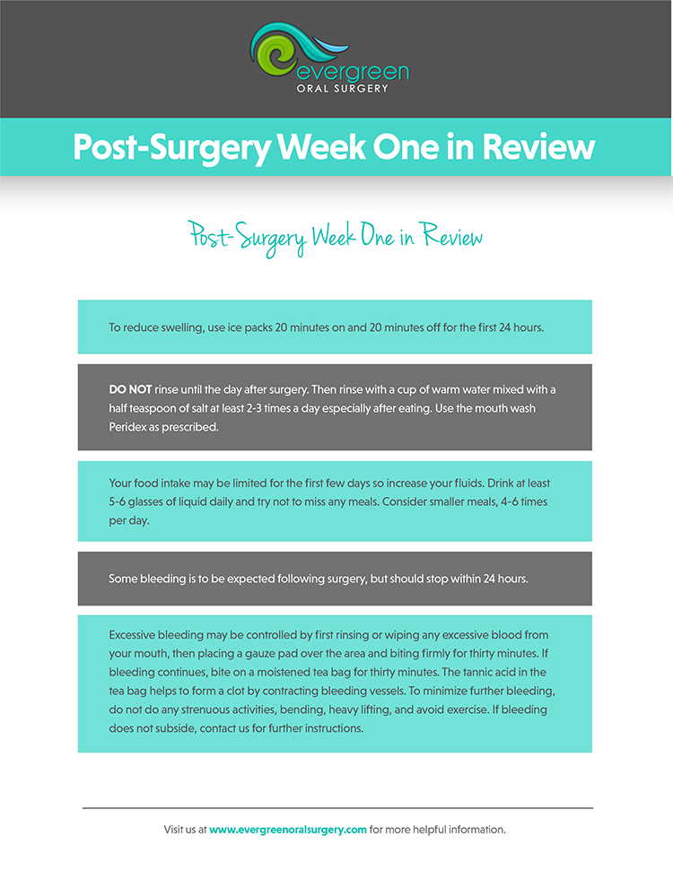Post-Surgery Wisdom Teeth Tacoma, Puyallup | After Wisdom Tooth Extraction